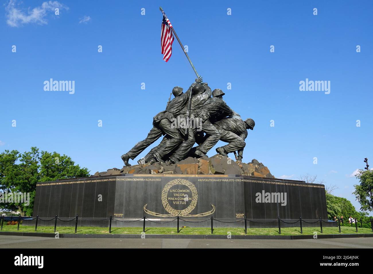 United States Marine Corps War Memorial (Iwo Jima Memorial), Arlington ...