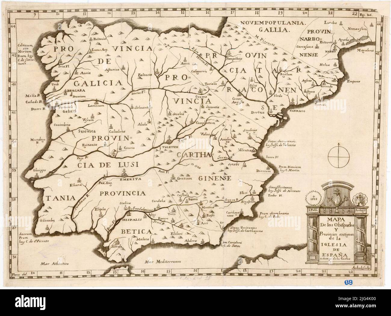 Ancient iberian peninsula map hi-res stock photography and images - Alamy