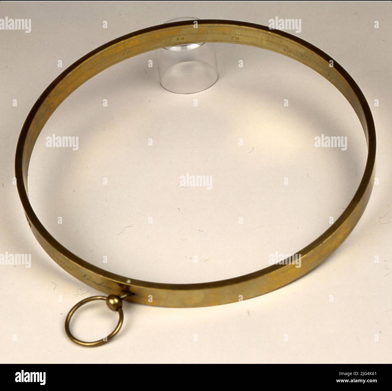 Astronomical ring (18th century). Astronic ring. The divisions are to ...