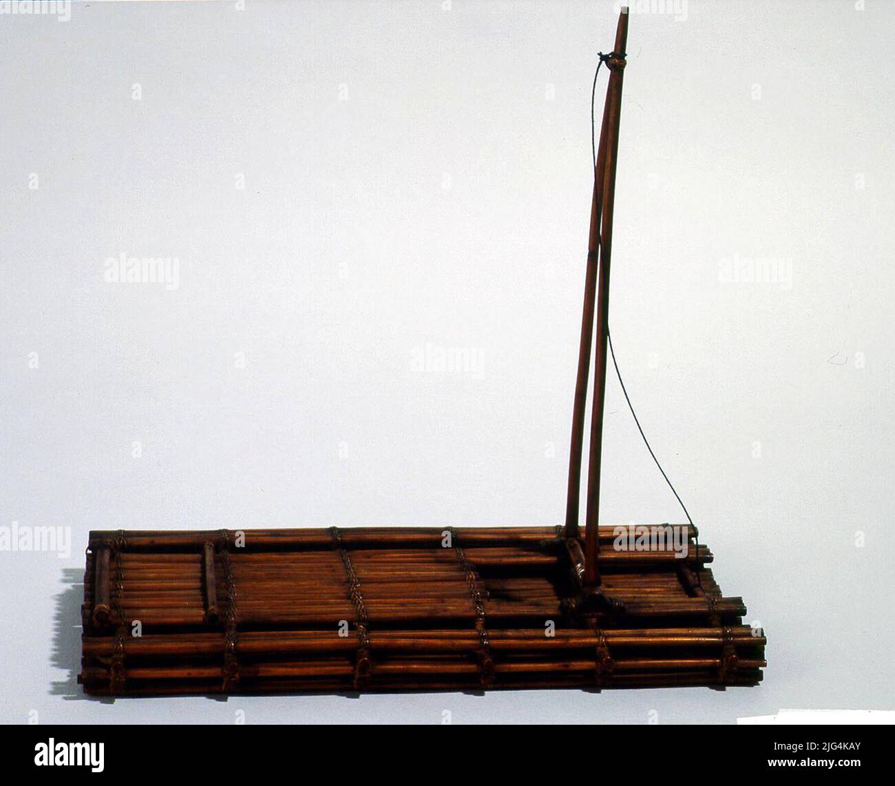 Peruvian raft model (19th century). Raft model. Peruvian raft model.It ...