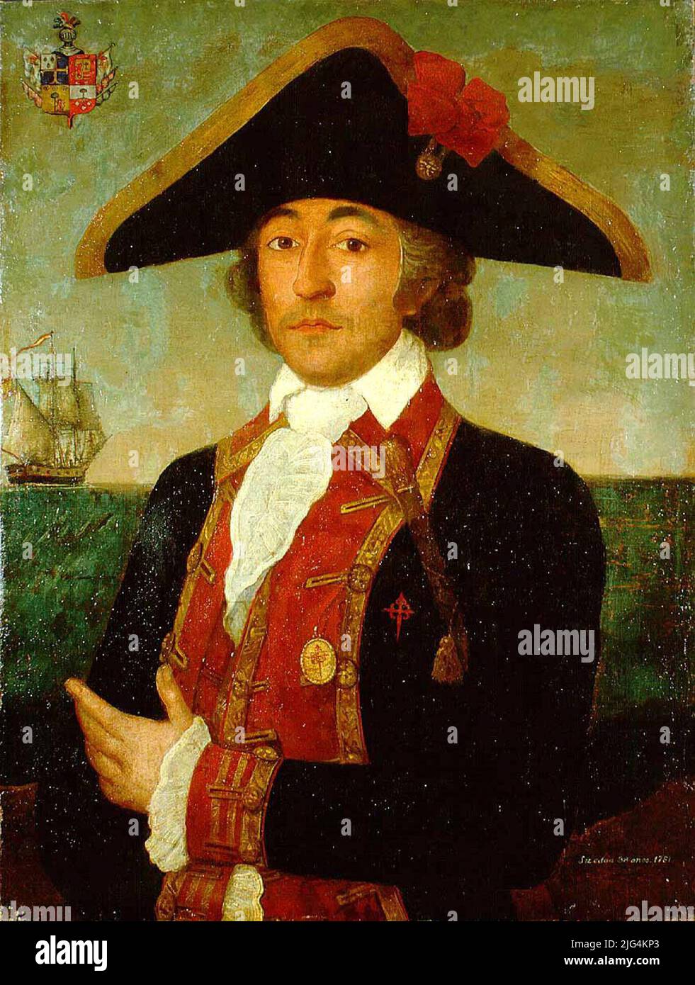 Portrait of Winthuysen and Pineda, Francisco Javier (1747-1797). Frame ...