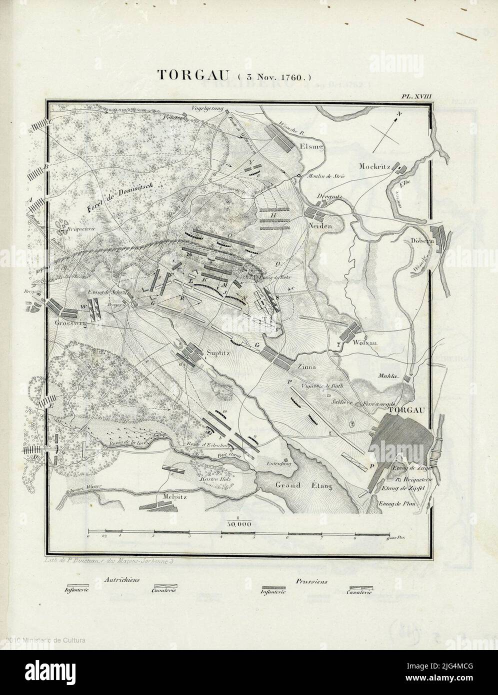 Torgau (3 Nov. 1760 Stock Photo - Alamy