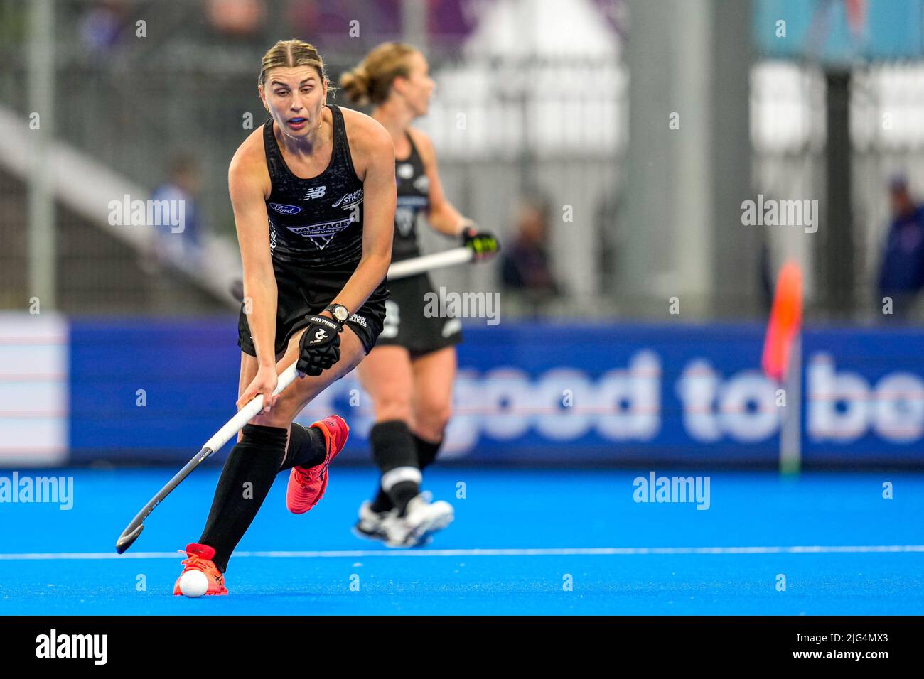 AMSTELVEEN, NETHERLANDS - JULY 7: Alex Lukin of New Zealand during the ...