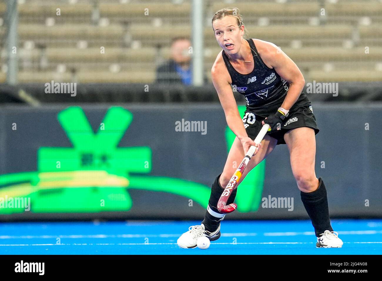 AMSTELVEEN, NETHERLANDS - JULY 7: Megan Hull of New Zealand during the ...