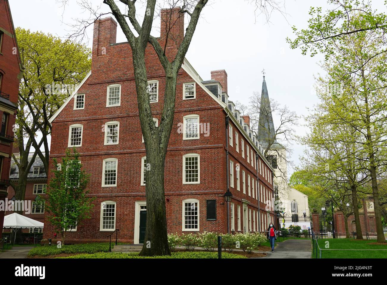 Massachusetts Hall, Harvard University, Cambridge, Middlesex County ...