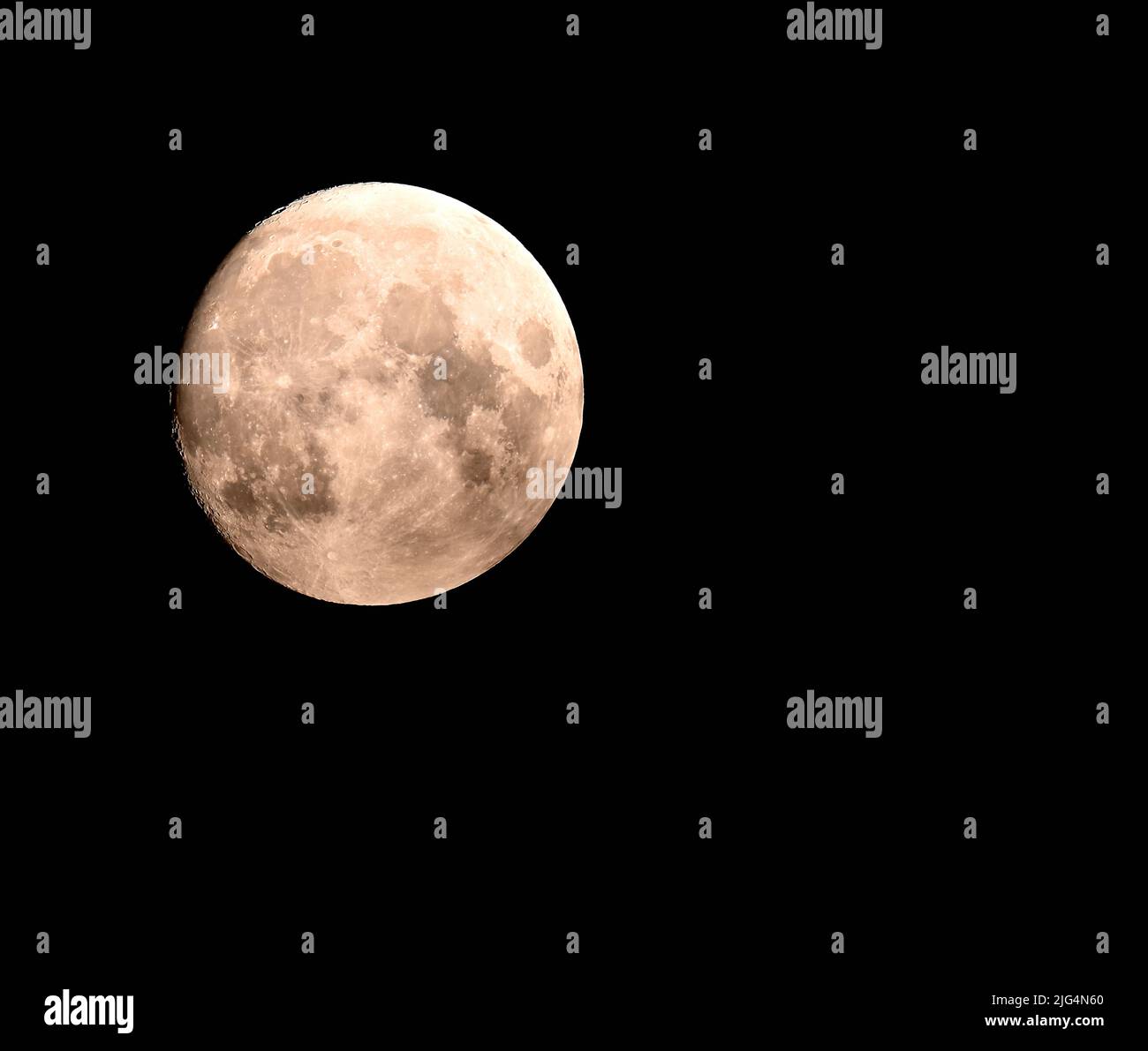 Mond in der Nacht Stock Photo - Alamy