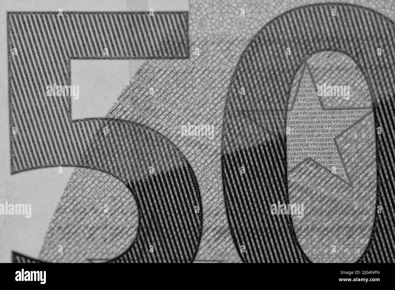 Money EURO banknotes. Inflation and economy concept in Europe Stock ...