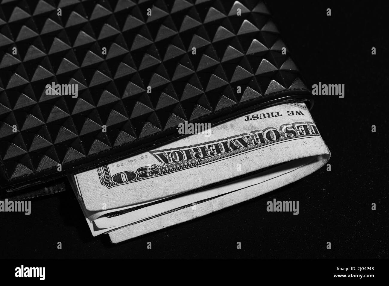 Money banknotes, US dollars. US inflation and economy concept Stock ...