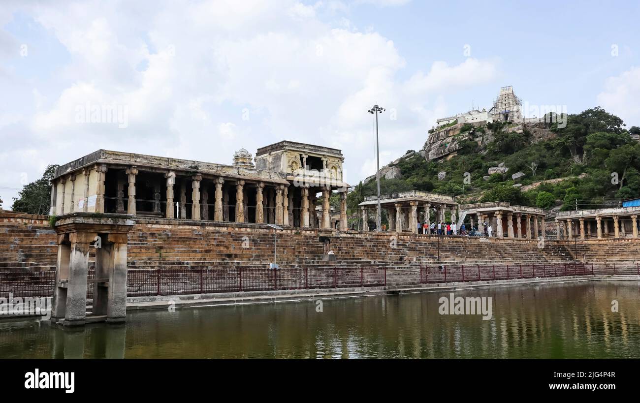 INDIA, KARNATAKA, MANDYA, MELUKOTE, June 2022, Tourist at Melukote ...
