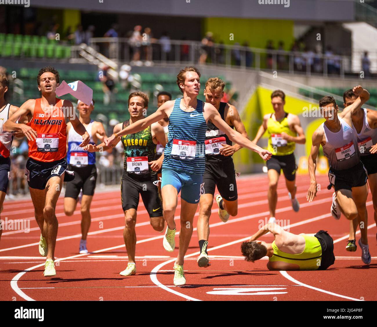 Cooper Teare wins the BD men’s 1500m at the 2022 US Championships at ...