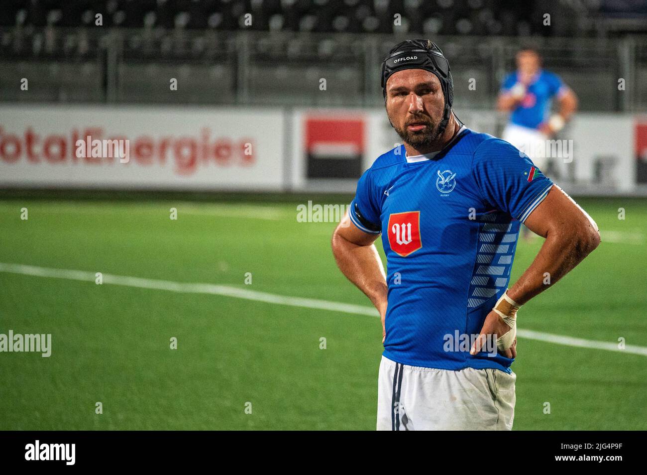 Namibia player during the Rugby Africa Cup 2022, World Cup 2023 ...