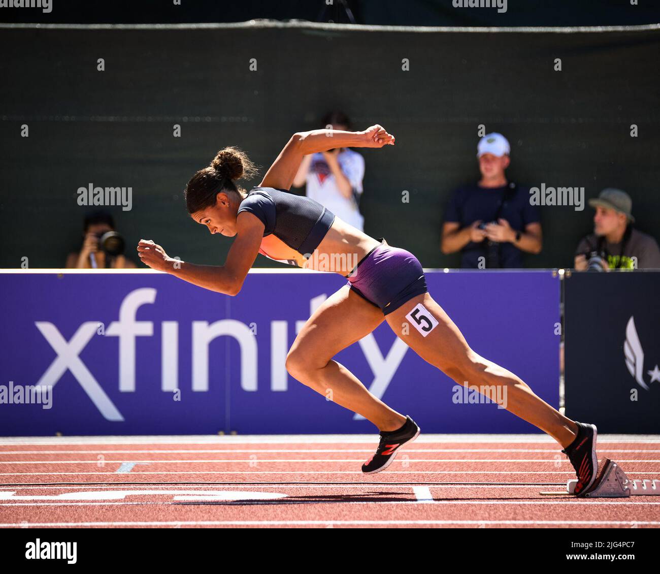 Sydney McLaughlin takes off in the final round of the Xfinity women’s ...