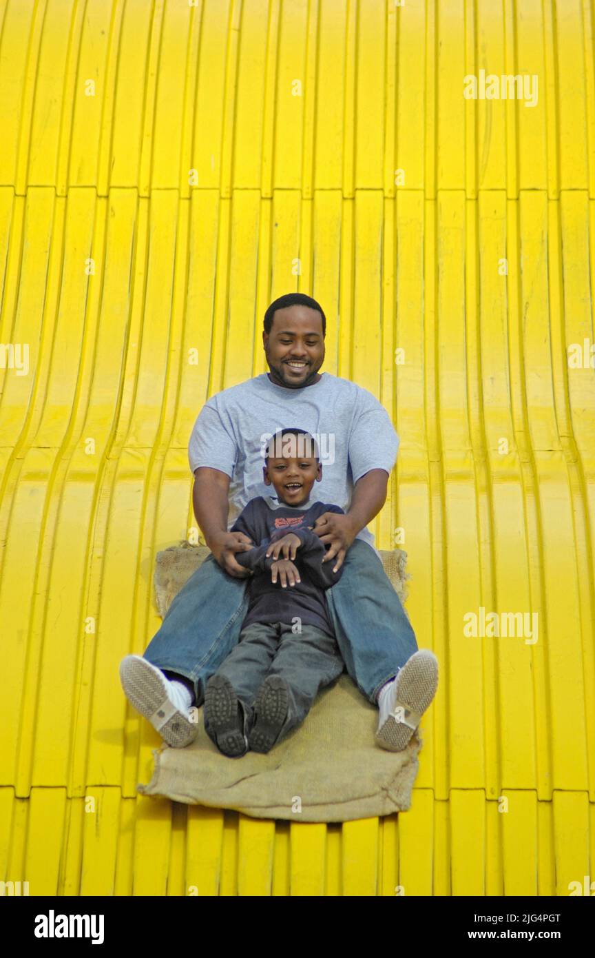 People on local carnival rides for fun during summer vacations at ...