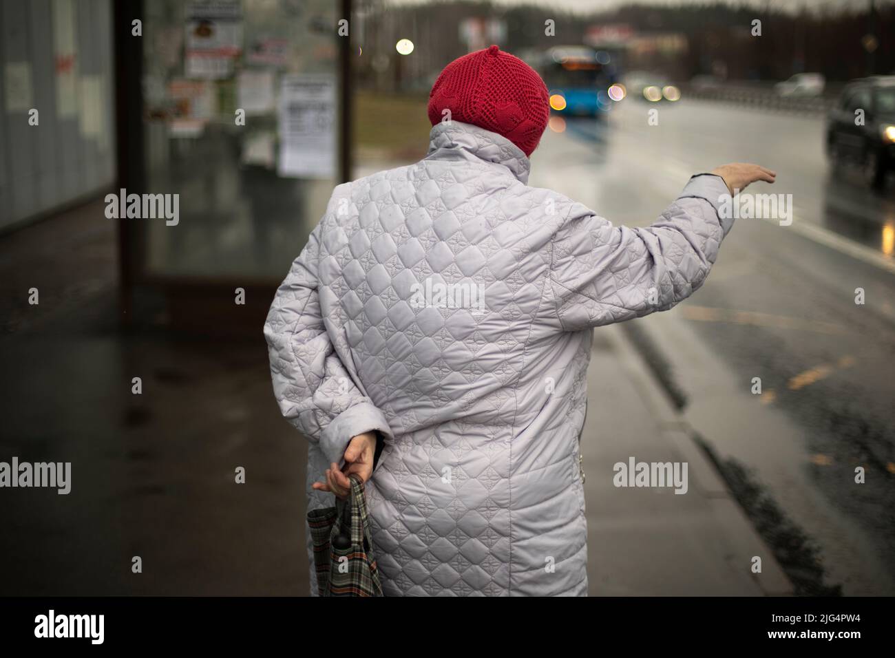 Tourist bus on bad road hi-res stock photography and images - Alamy
