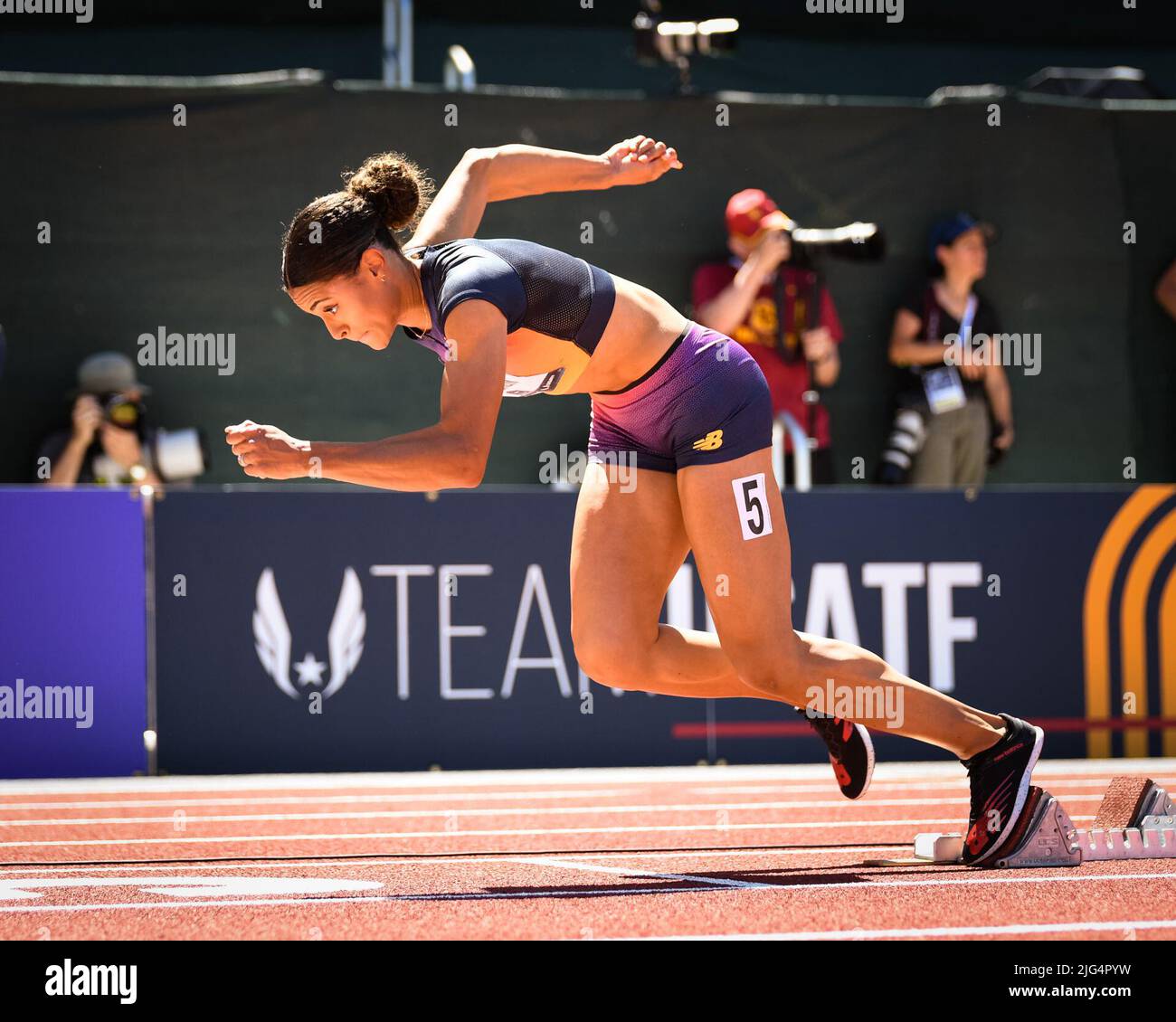 Sydney McLaughlin takes off in the final round of the Xfinity women’s ...