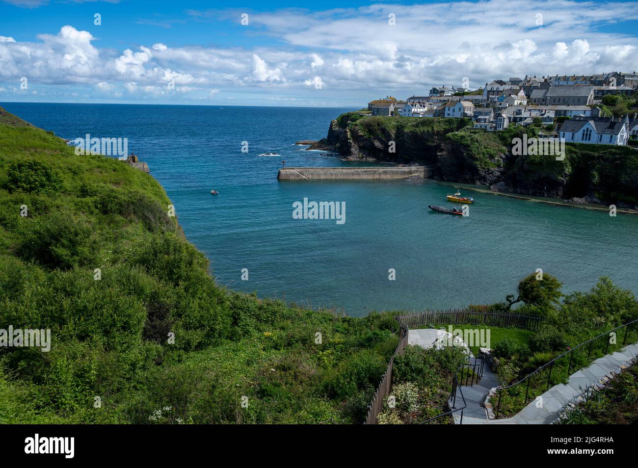 The coastal village of Port Isaac, Cornwall. UK Stock Photo - Alamy