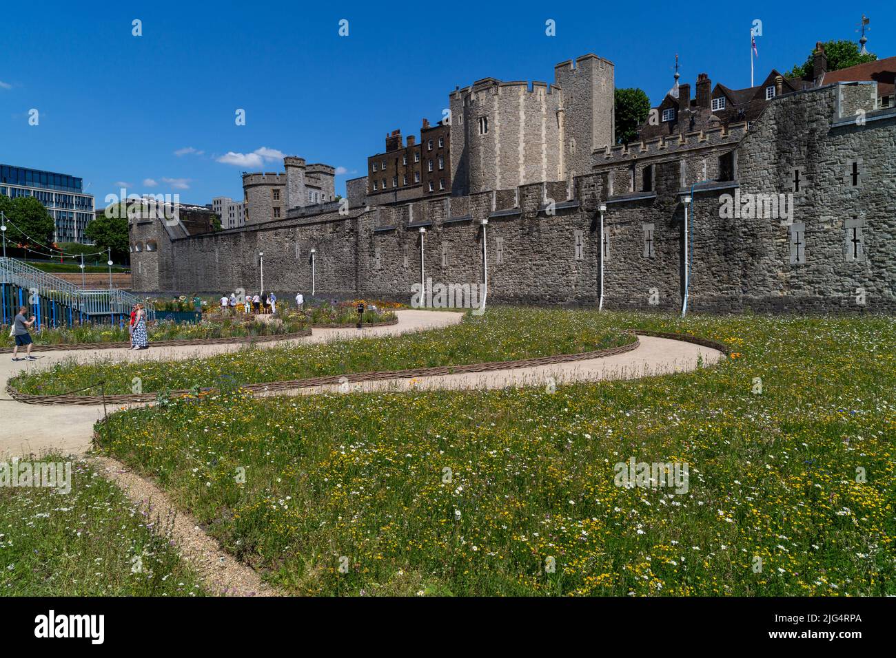 Superbloom at The Tower of London, Tower Hill, London Stock Photo - Alamy