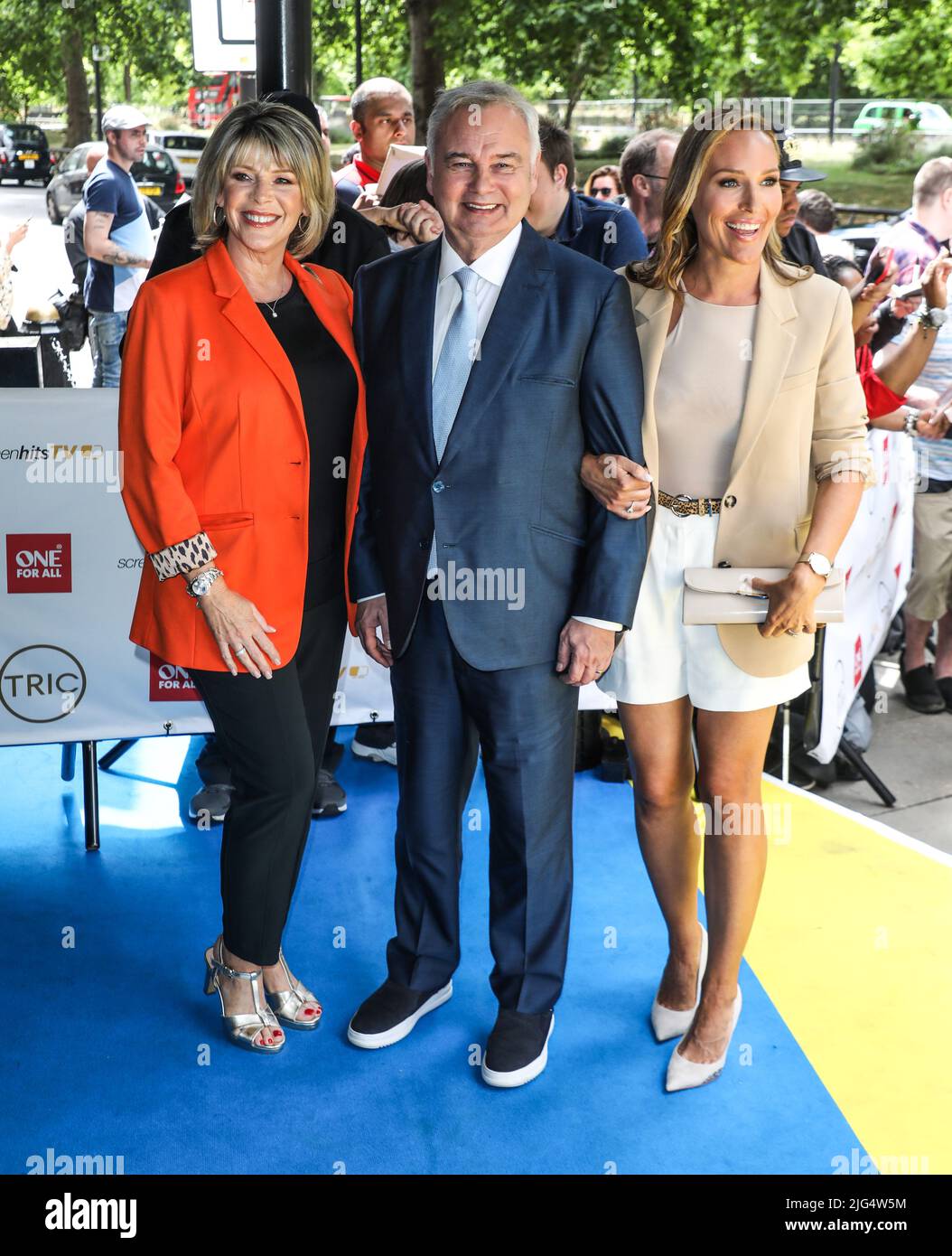 London, UK. 06th July, 2022. Isabel Webster, Eamonn Holmes and Ruth ...
