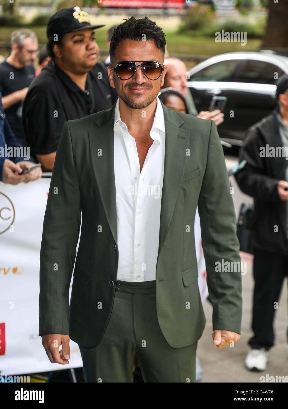 Peter Andre seen arriving for the TRIC Awards 2022 at the Grosvenor ...