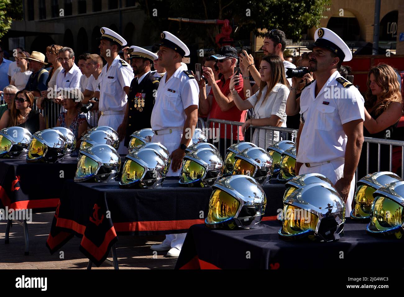 The helmets intended to be given to the Students of the Navy ...