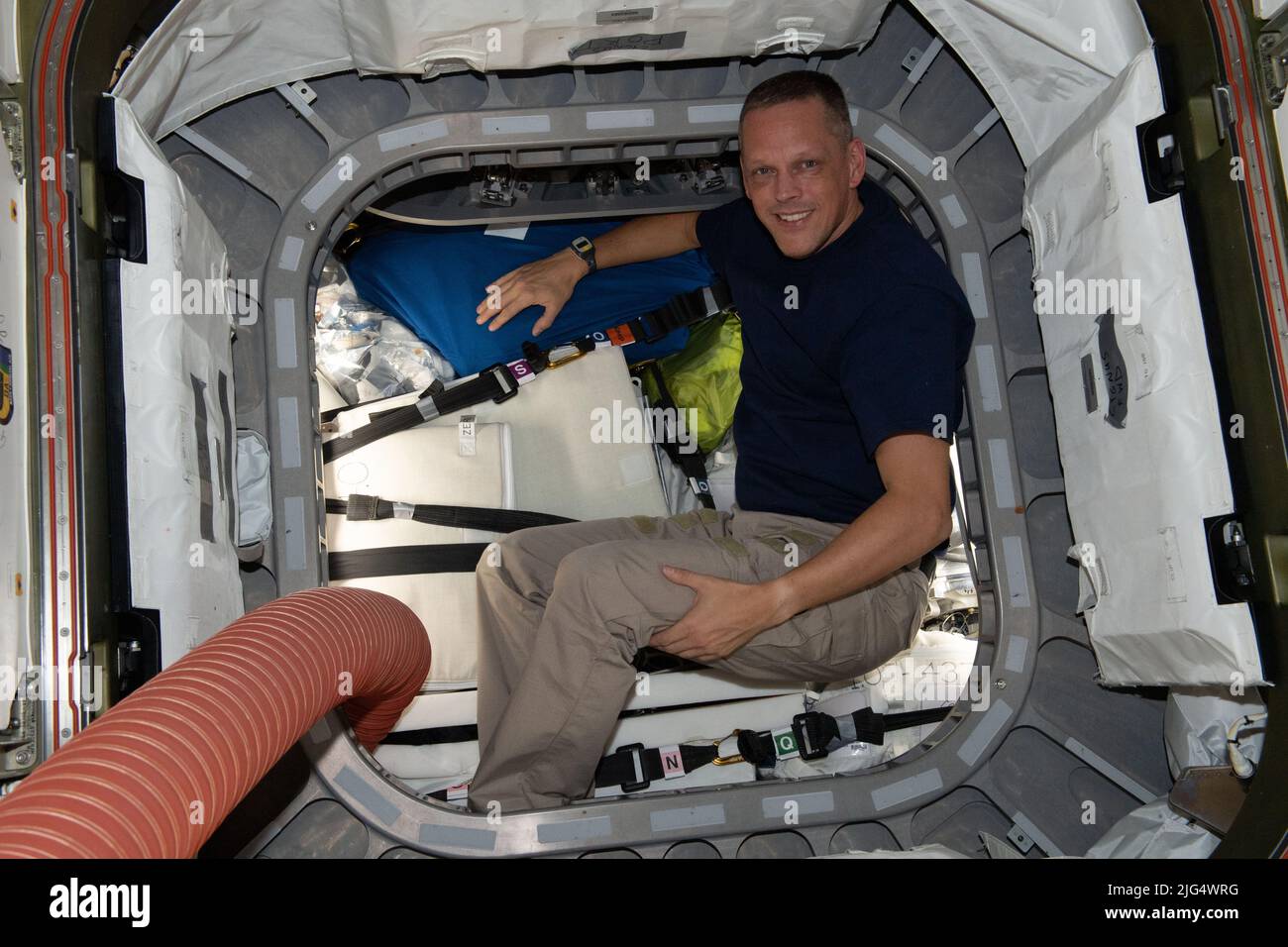 International Space Station Expedition 67 Flight Engineer Bob Hines of ...