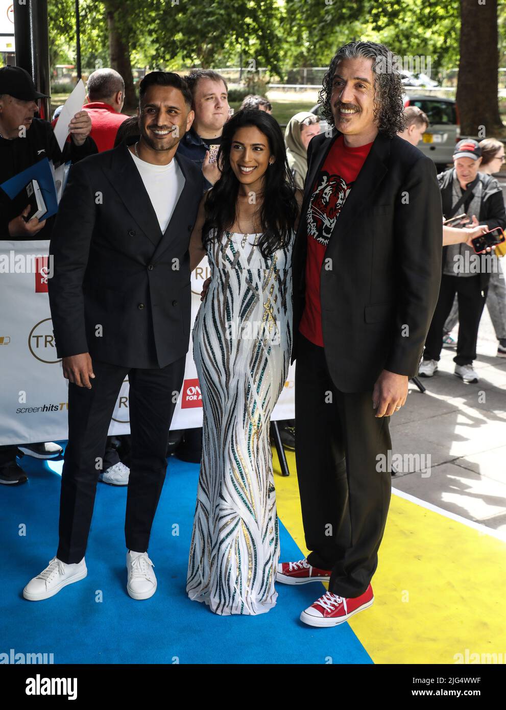 Chirag "Chigs" Parmar, Crystelle Pereira and Giuseppe Dell'Anno seen ...