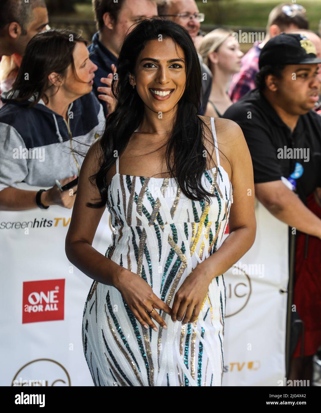 London, UK. 06th July, 2022. Crystelle Pereira seen arriving for the TRIC Awards 2022 at the ...