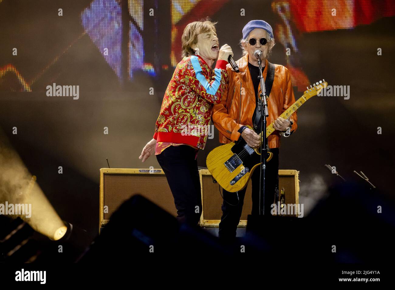 AMSTERDAM - 2022-07-07 20:55:00 AMSTERDAM - Singer Mick Jagger during ...
