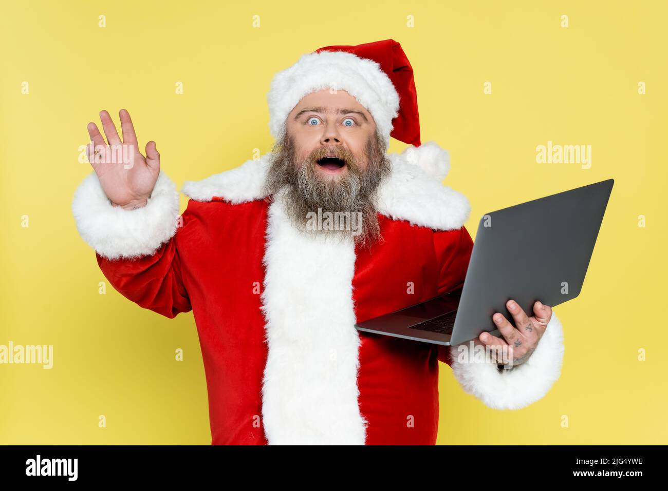 Overweight santa claus hi-res stock photography and images - Alamy
