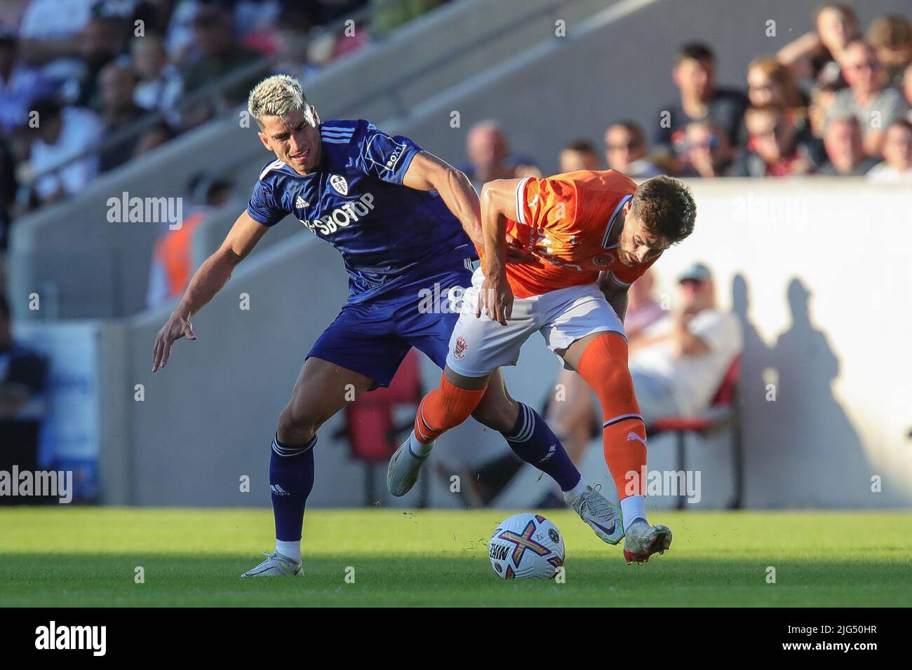 New signing Marc Roca of Leeds United in action during the game Stock ...