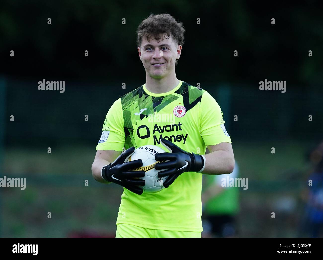 Sligo Rovers’ Edward Mcginty in action during the UEFA Europa ...