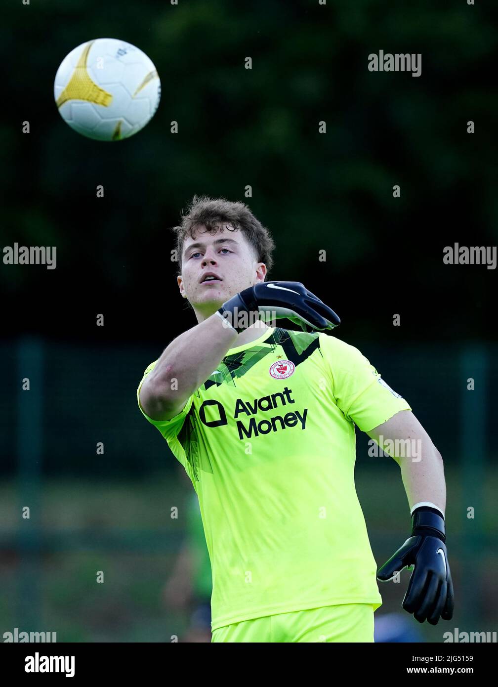 Sligo Rovers’ Edward Mcginty in action during the UEFA Europa ...