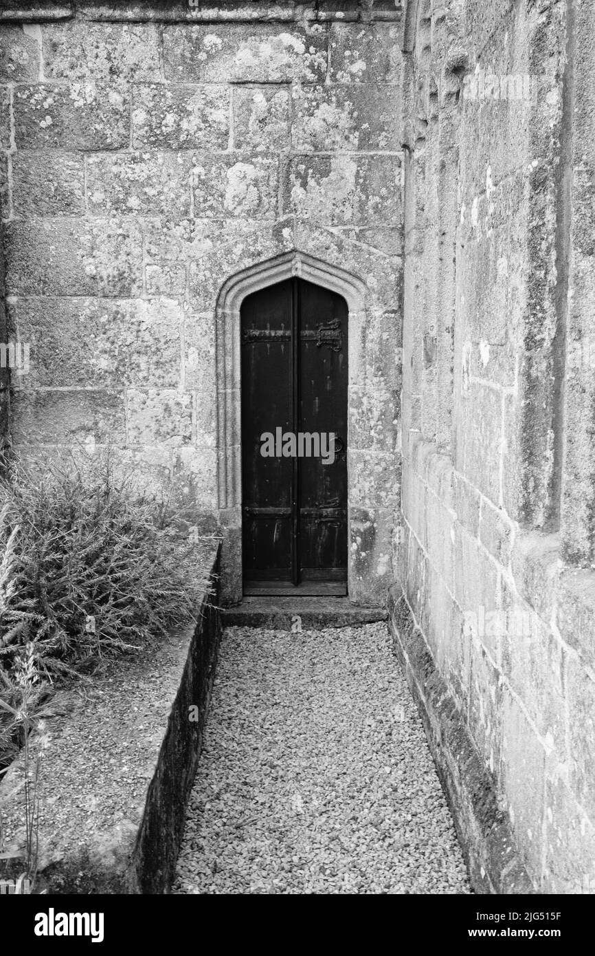 View in and around St Breaca Parish Church in Breage, Helston, Cornwall ...
