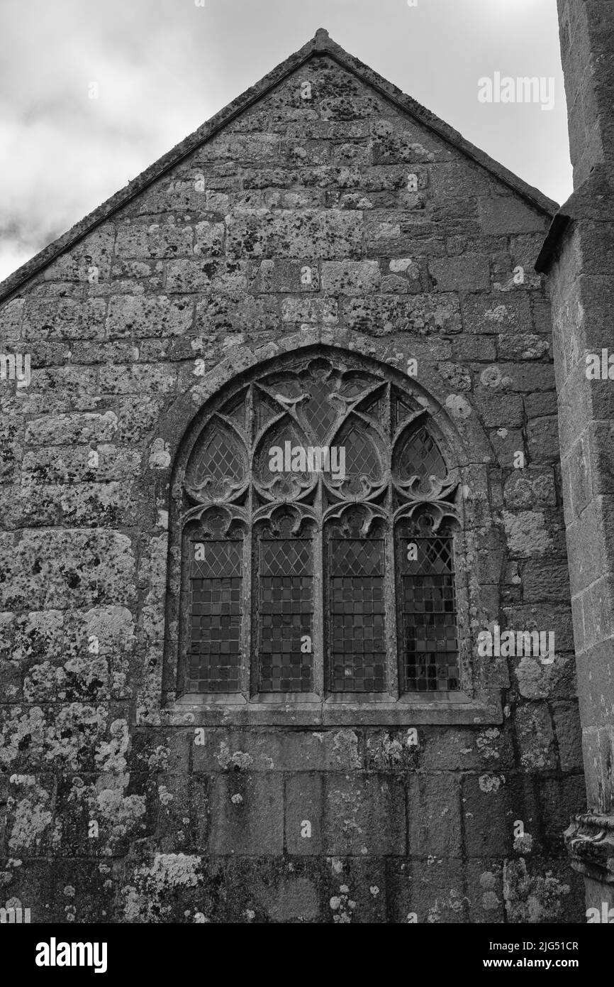 View in and around St Breaca Parish Church in Breage, Helston, Cornwall ...