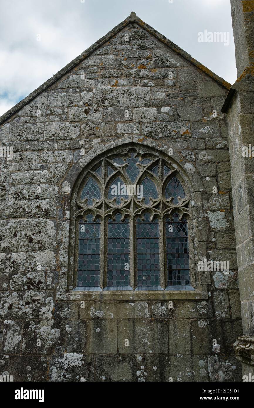 View in and around St Breaca Parish Church in Breage, Helston, Cornwall ...