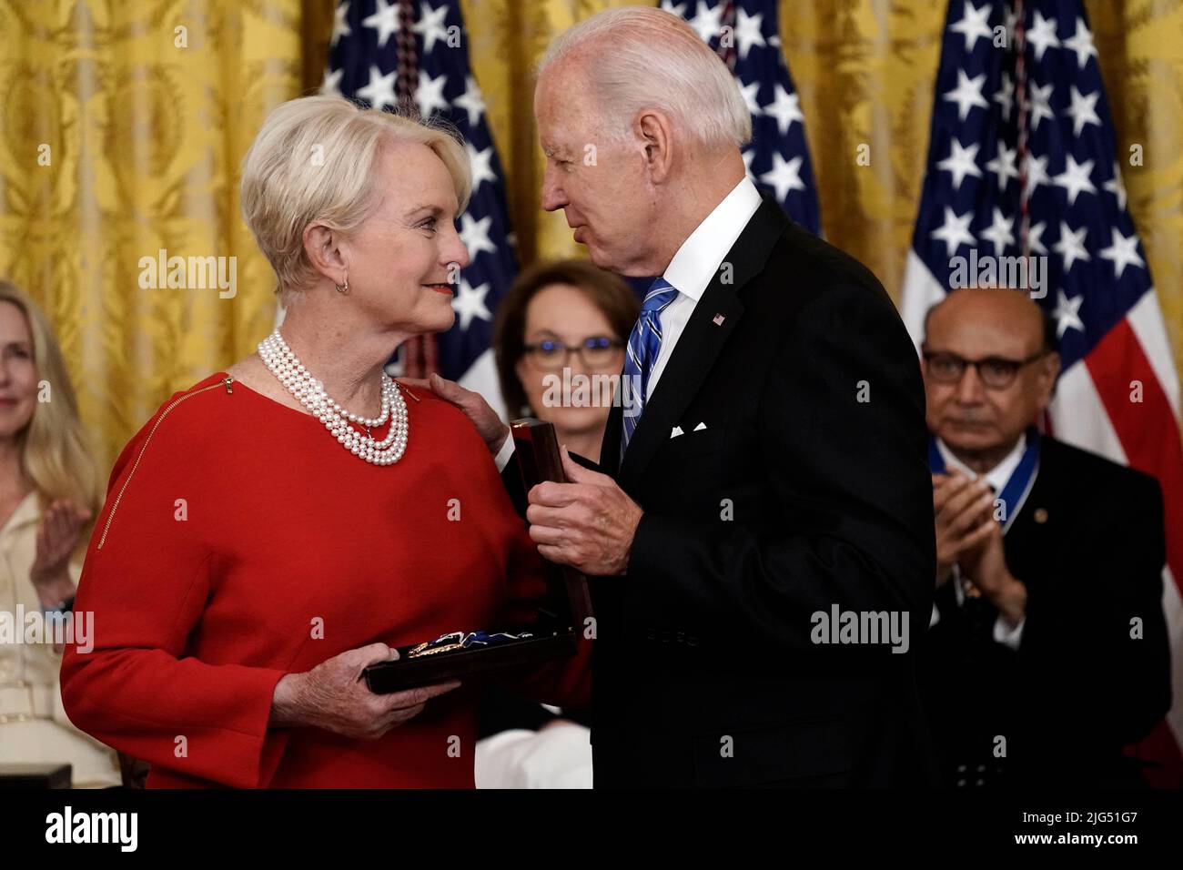 U.S. President Joe Biden awards the Presidential Medal of Freedom to ...