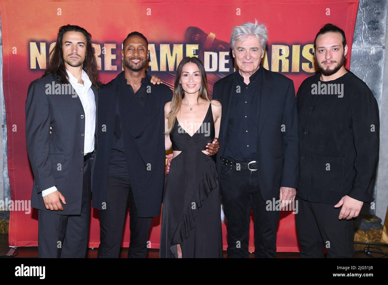 New York, USA. 07th July, 2022. (L-R) Cast singers Gian Marco ...