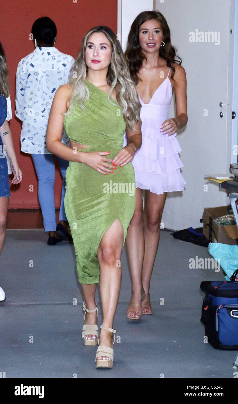 New York, NY, USA. 07th July, 2022. Rachel Recchia and Gabby Windey ...