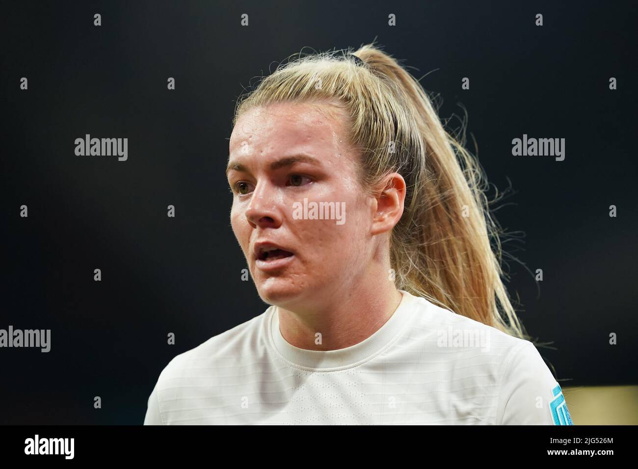 Manchester, England, July 6th 2022: Lauren Hemp (11 England) looks on ...