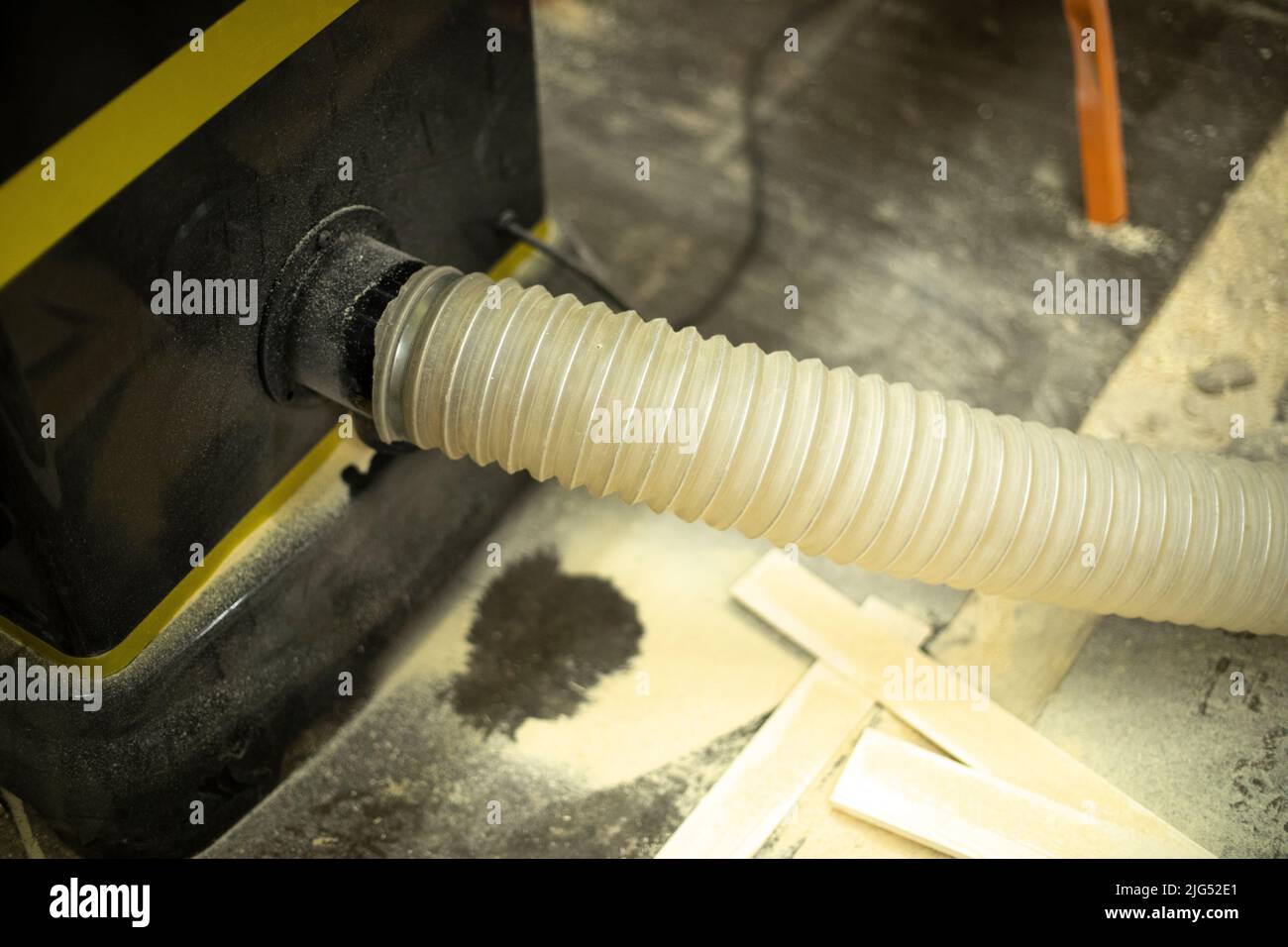 Pipe for dust removal from equipment. Ventilation system. Production ...