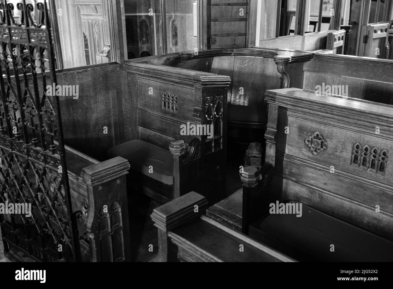 View in and around St Breaca Parish Church in Breage, Helston, Cornwall ...