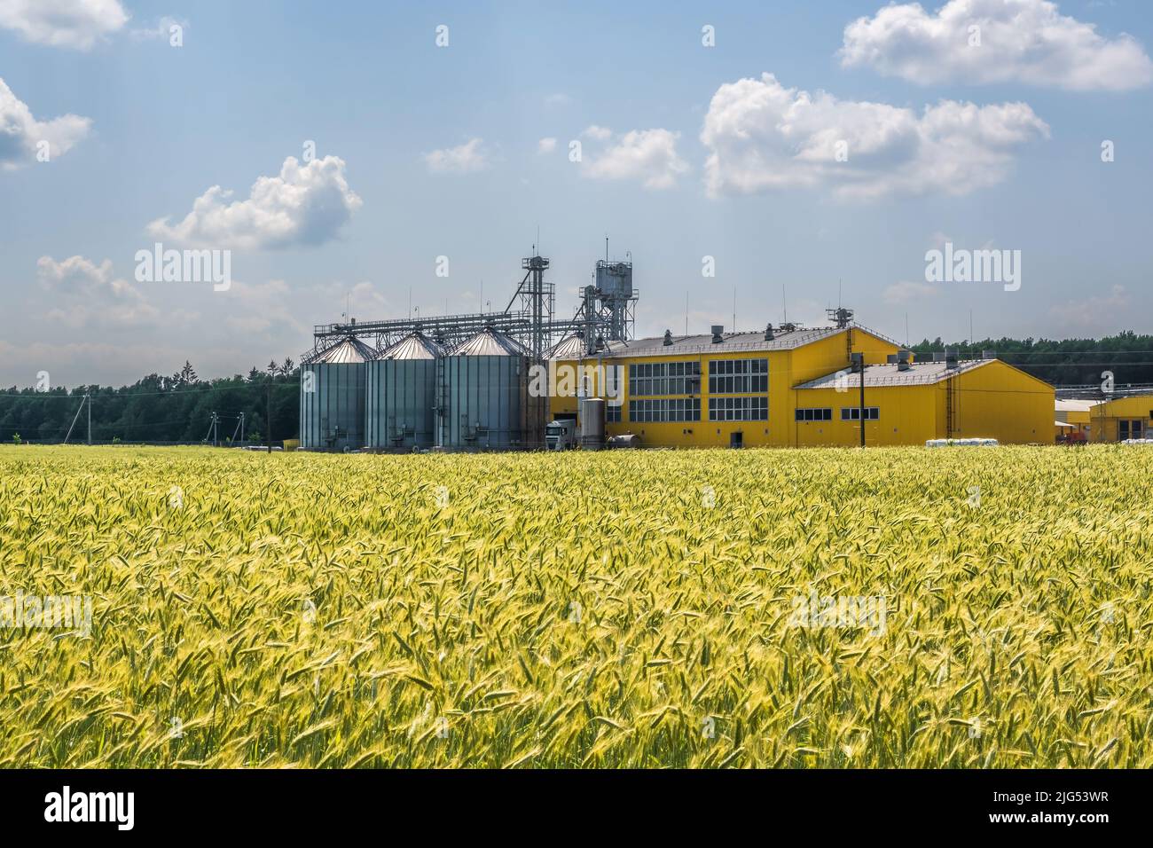 silos and agro-industrial livestock complex on agro-processing and ...
