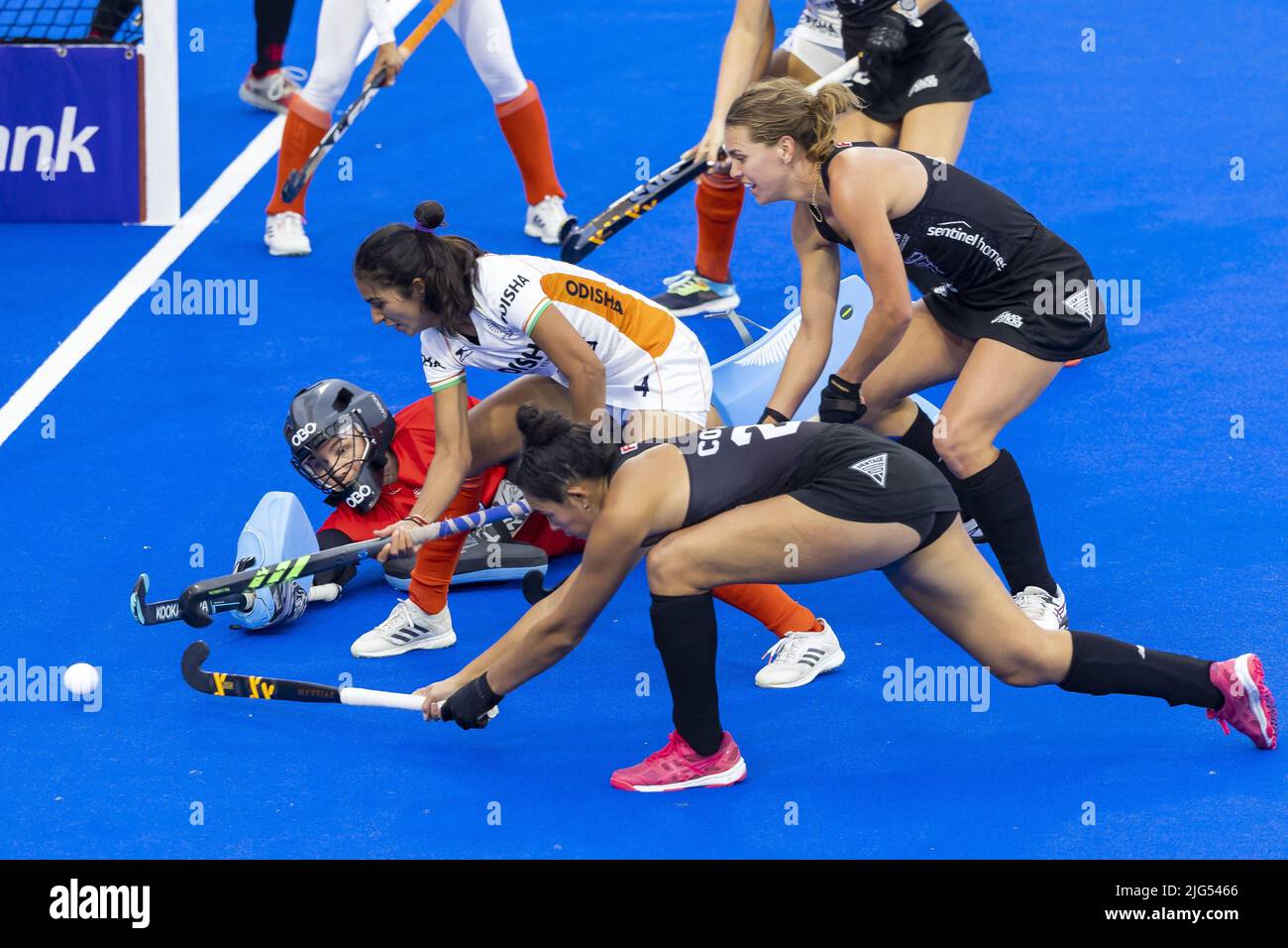 AMSTERDAM - During the match between India and New Zealand at the World ...