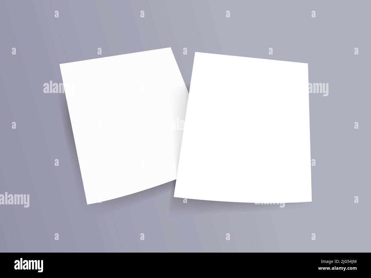Blank Paper Set Mockup Template Poster Banner Business Brochure Flyer ...