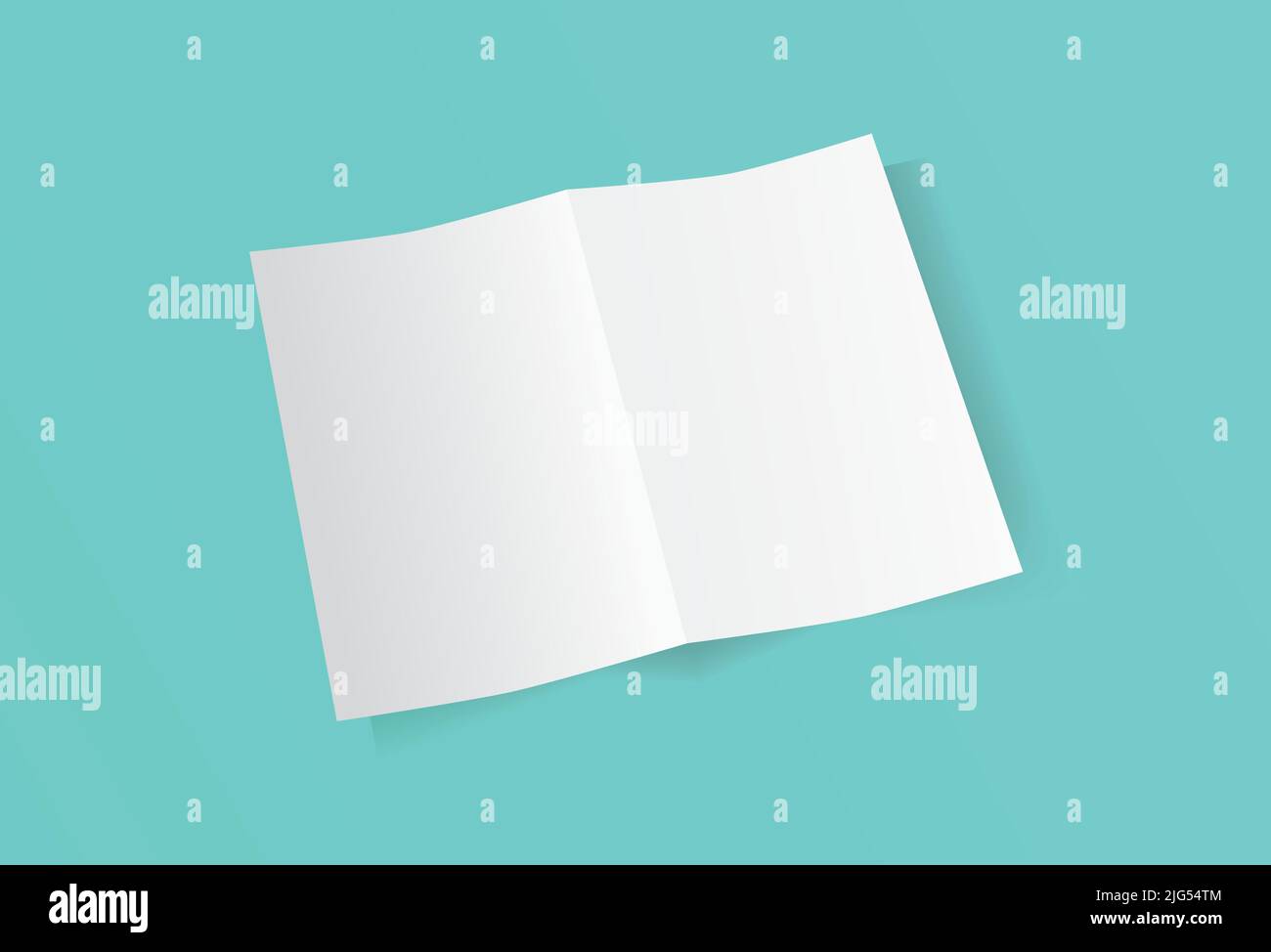 Open magazine advertisement Stock Vector Images - Alamy