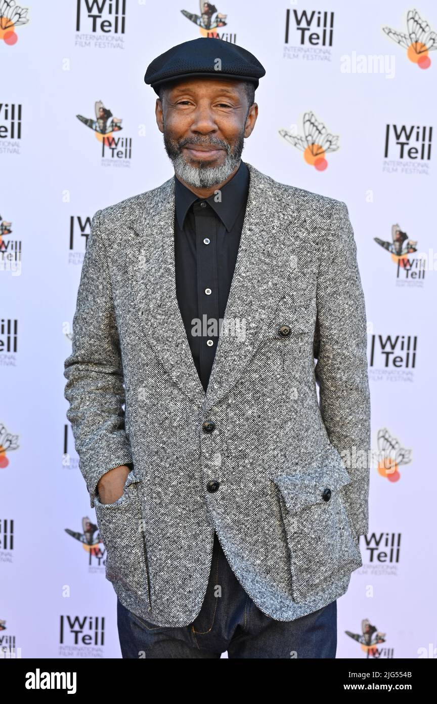 London, UK. - 7 July 2022. Brian Bovell attends the Purple Beatz Film ...