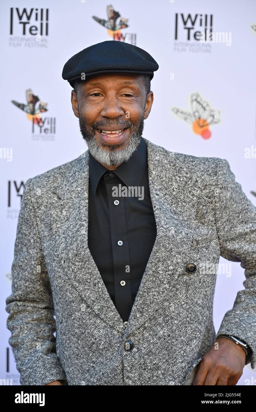 London, UK. - 7 July 2022. Brian Bovell attends the Purple Beatz Film ...