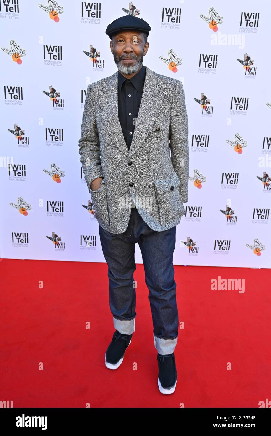 London, UK. - 7 July 2022. Brian Bovell attends the Purple Beatz Film ...