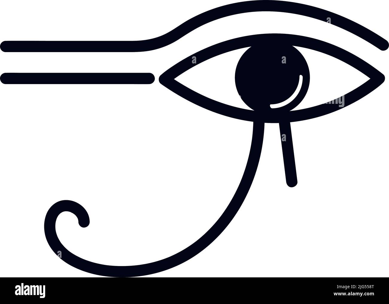 horus eye egyptian culture Stock Vector Image & Art - Alamy