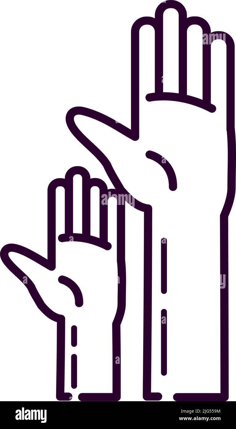 Sign signal humans human hi-res stock photography and images - Alamy